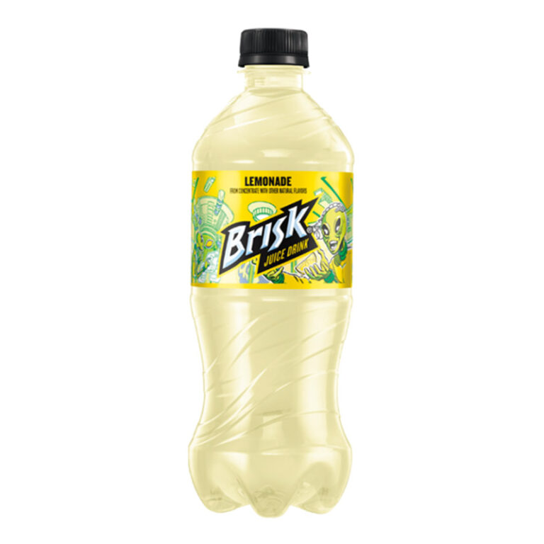 Brisk Lemonade Juice Drink 20 fl oz Bottles – 24 Pack - Drinks2Order ...